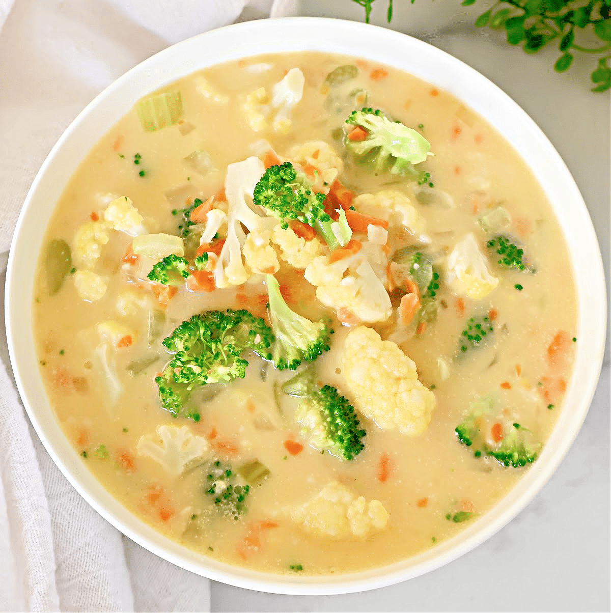 Cheesy Vegetable Chowder | Easy Recipe | This Wife Cooks
