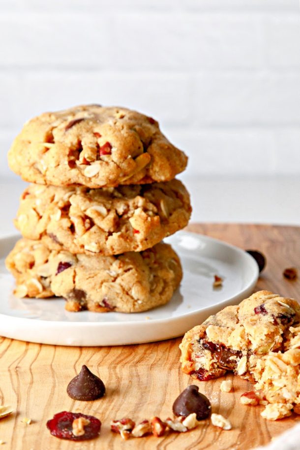 Trail Mix Cookies ~ Vegan Recipe ~ This Wife Cooks™