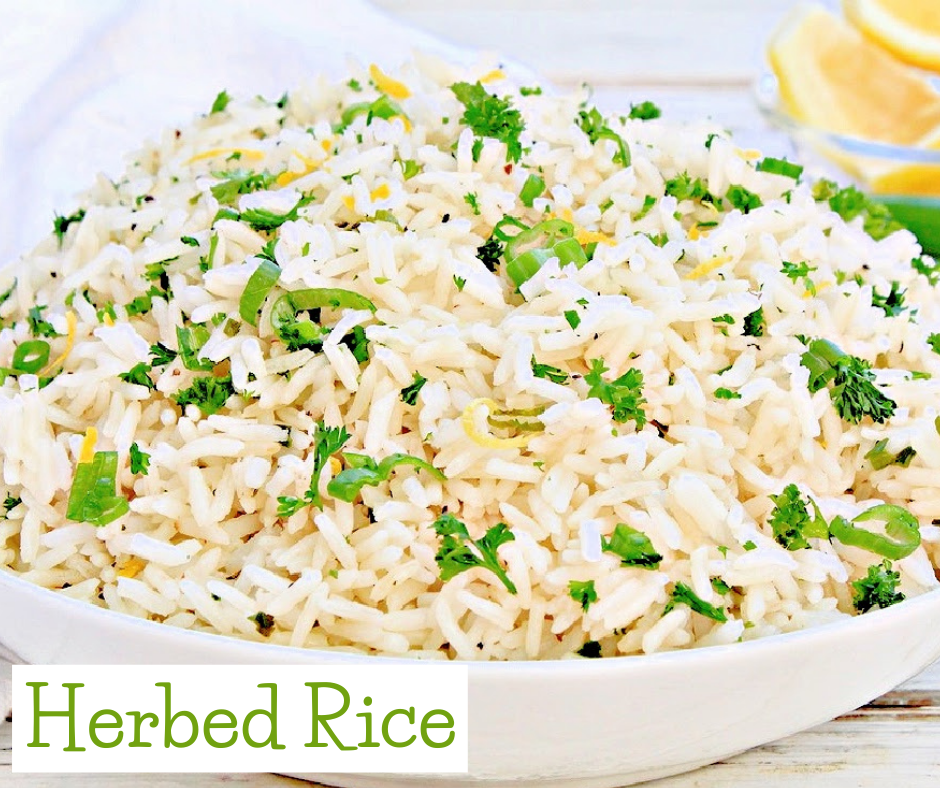 Herbed Rice ~ Vegan Recipe ~ This Wife Cooks™