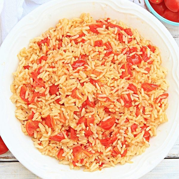 Southern Tomatoes and Rice ~ Easy Recipe ~ This Wife Cooks™