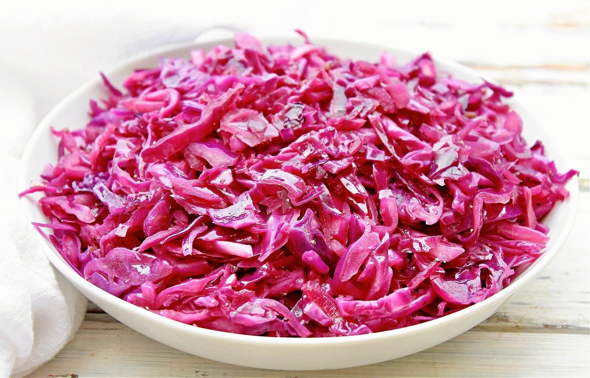 Braised Red Cabbage - This Wife Cooks™
