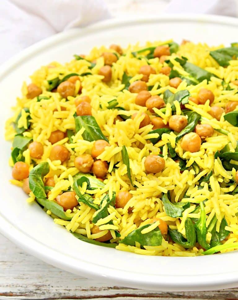 Chickpea Rice Pilaf ~ Vegan Recipe ~ This Wife Cooks™