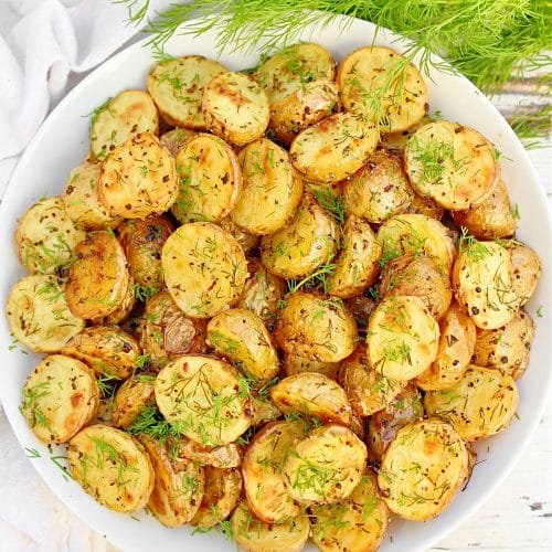 Roasted Dill Potatoes - This Wife Cooks™