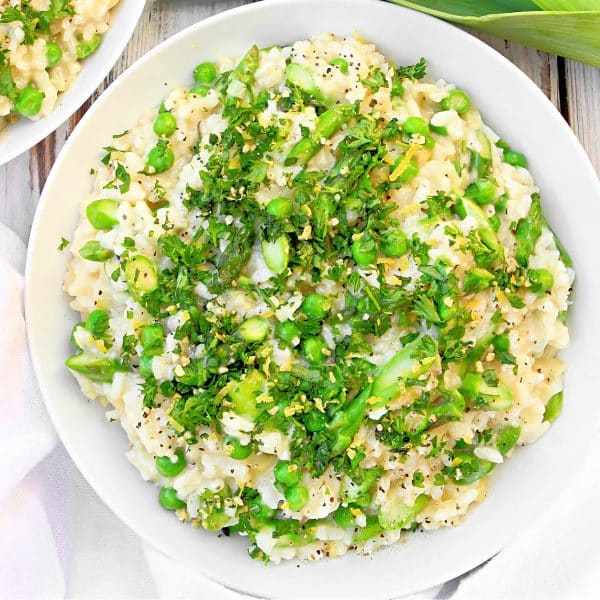 Spring Risotto with Asparagus and Peas | Easy Recipe