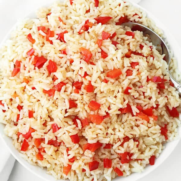 Red Pepper Rice Recipe ~ This Wife Cooks™