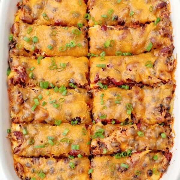 Chili Tamale Casserole ~ Easy Recipe ~ This Wife Cooks™